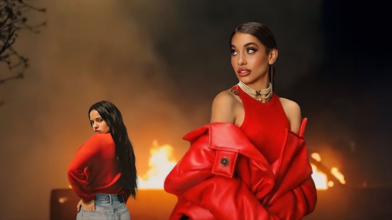 Maria Becerra, ROSALÍA, Ozuna, Karol G, Bad Bunny, Sofia Reyes, Mike Towers - Contigo (Océan ...