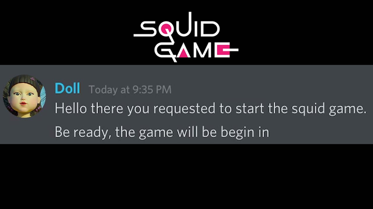 When you play Squid Game in your Discord Server! - YouTube