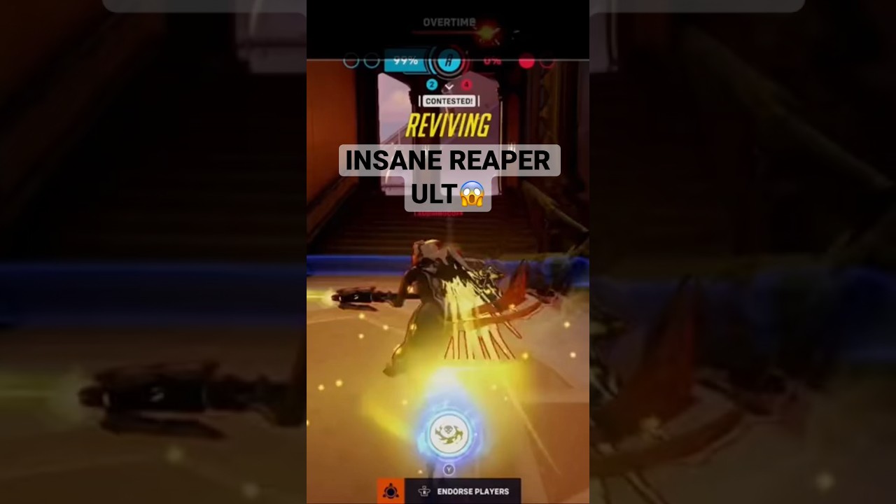 Reaper ULT ALWAYS COMES IN CLUTCH!!!😱 #overwatch2 - YouTube