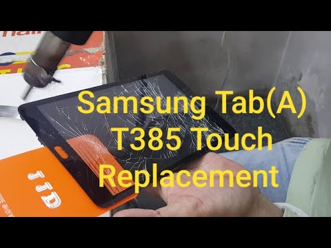 Samsung Tab(A) T385 Touch Replacement - YouTube