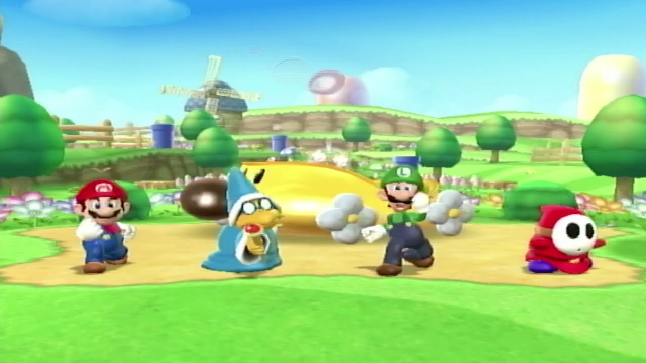 Mario Party 9 Mario vs Magikoopa vs Luigi vs Shy Guy Toad Road ...