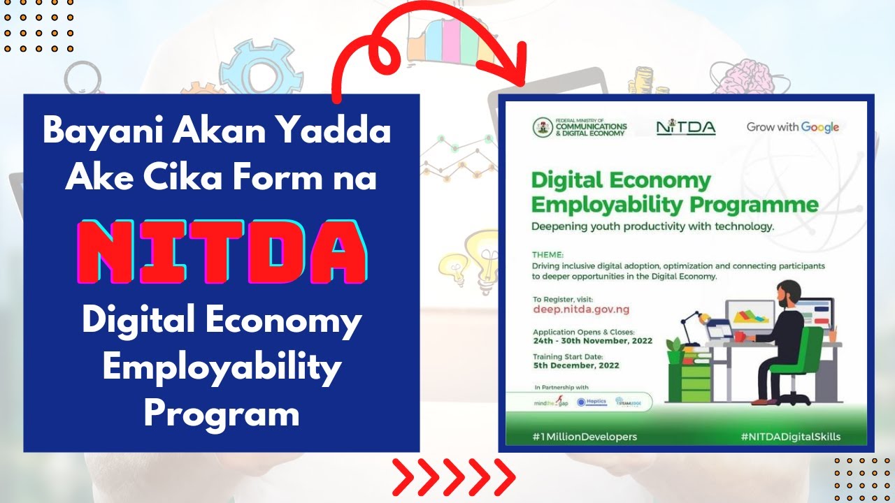Yadda Ake Cika Form Din Registration na Digital Economy Employability ...