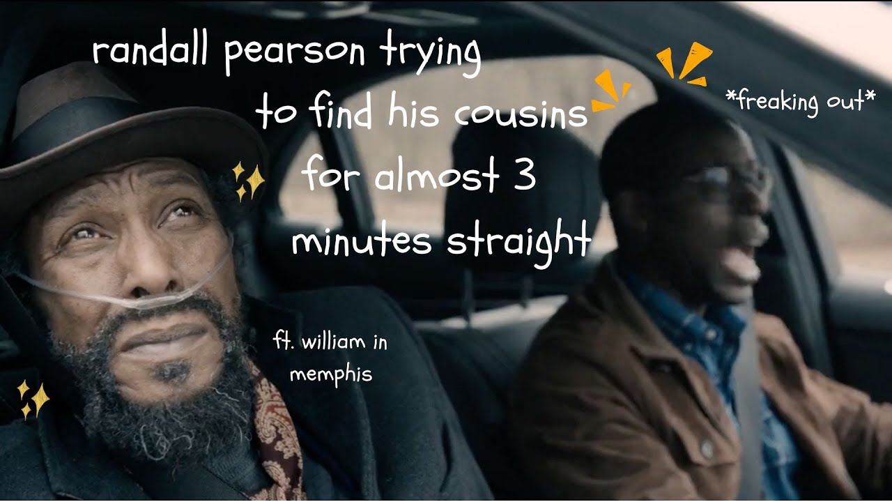 randall pearson trying to find his cousins for almost 3 minutes ...