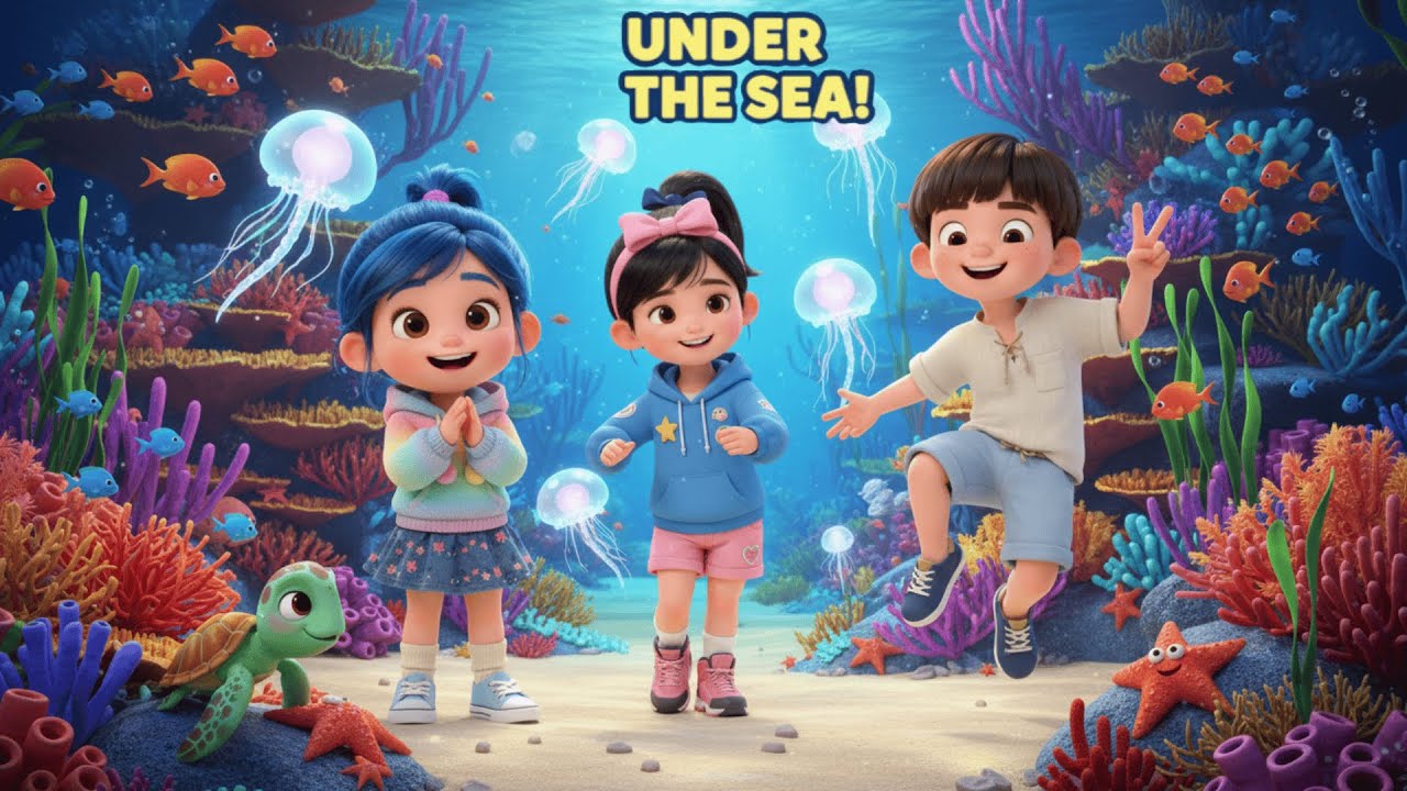 Under the Sea Songs for Kids | Nursery Rhymes & Baby Songs | Learn Sea ...