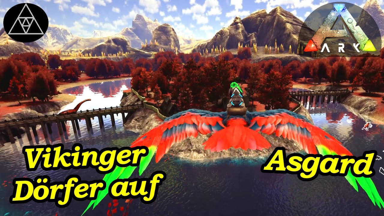 Asgard - Vikinger Dörfer & Shadowmanes! E51 - ARK Fjordur Gameplay ...