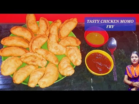 TASTY CHICKEN MOMO FRY - YouTube