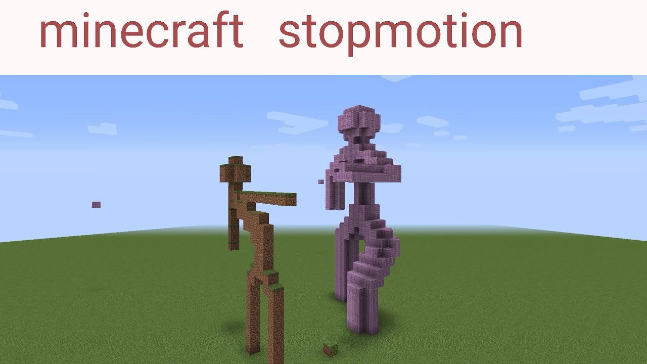 minecraft stickman fighting stop motion - YouTube