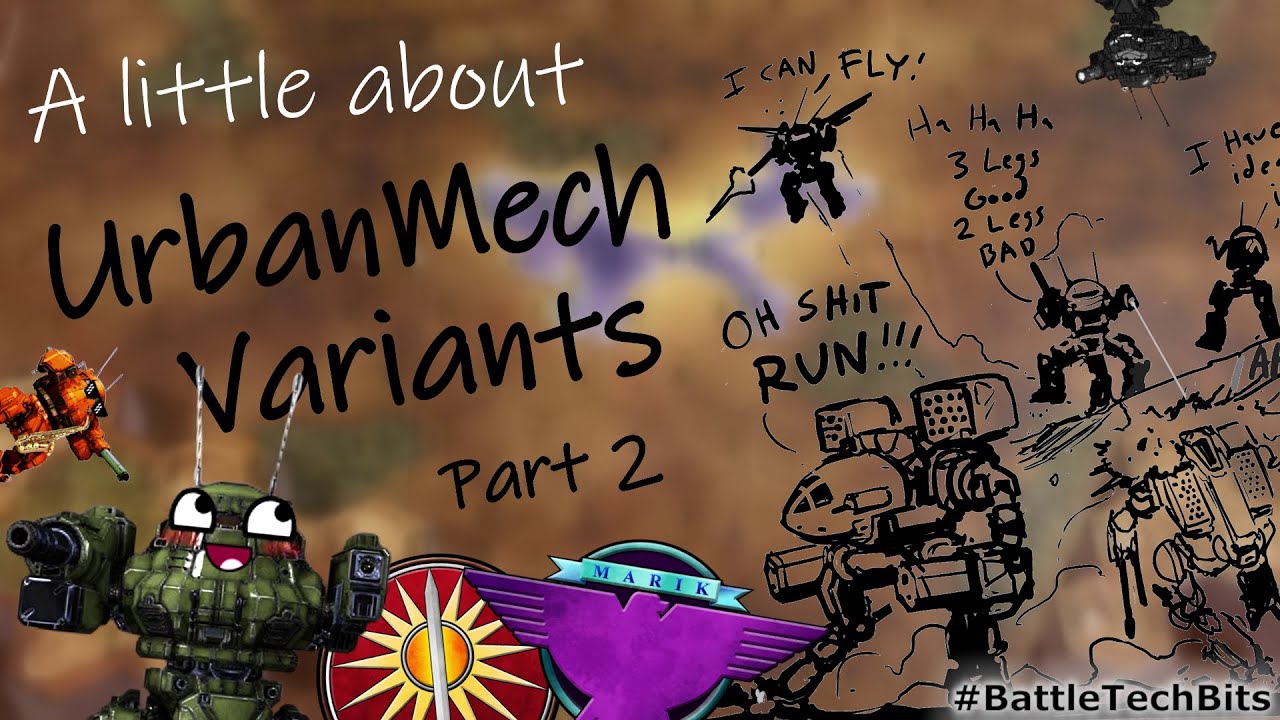 A little about BATTLETECH - UrbanMech Variants - Part 02 - YouTube