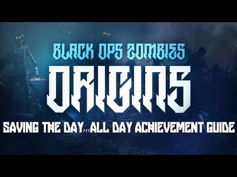 Call Of Duty Black Ops 2 Zombies Saving The Day… All Day Trophy - No Commentary Playthrough