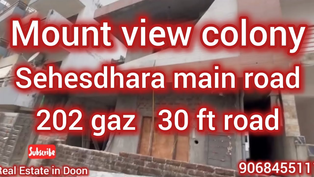 Mount view colony || 30 ft road || sehesdhara road. #property # ...