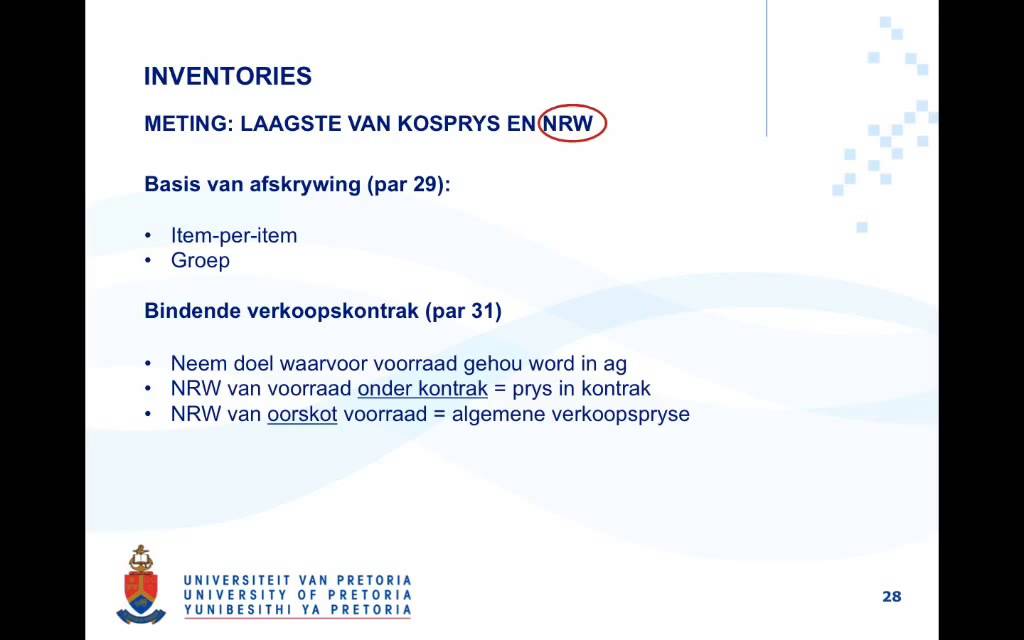IAS2 VIDEO 3 Netto Realiseerbare Waarde AFR - YouTube