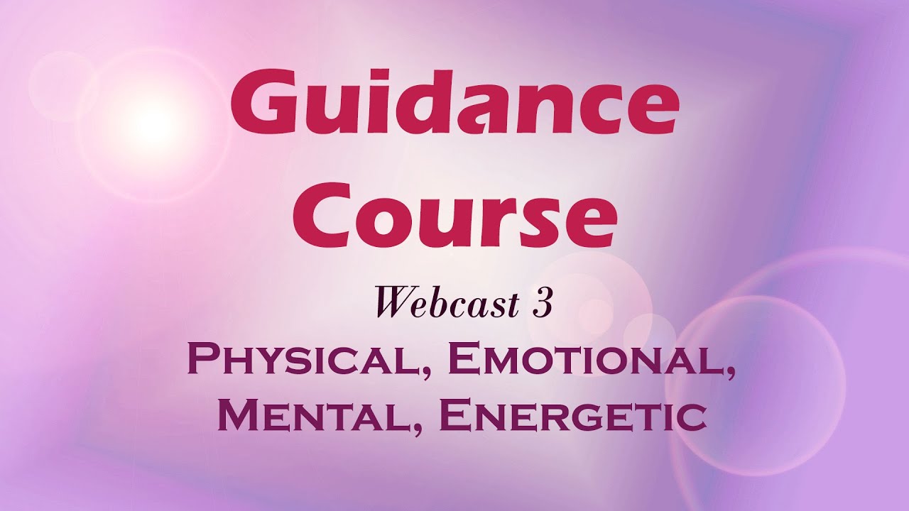 Guidance Course Webcast 3 - YouTube