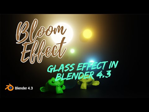 How to Add Bloom Glowing effect In Blender | EEVEE & Cycles | Easy ...