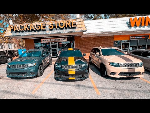 3 TRACKHAWKS CUTTING UP POV - YouTube