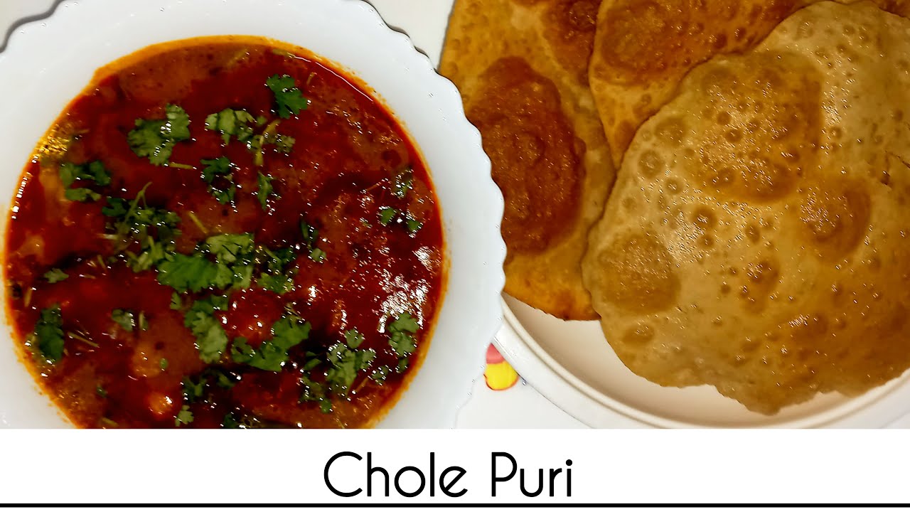 Homemade Chole Puri | Easy & Delicious | Indian Breakfast Recipe - YouTube