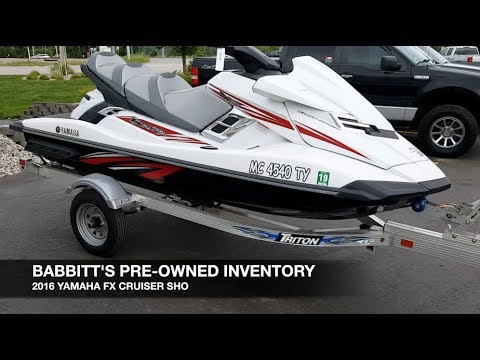 Babbitt's Pre-Owned | 2016 FX CRUISER SHO - YouTube