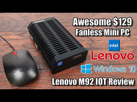This $129 Fanless Mini PC Is Awesome -Lenovo ThinkCentre M90n IoT