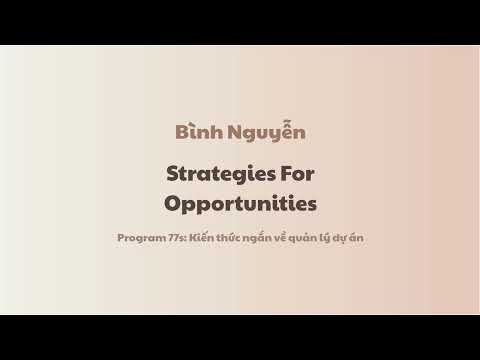 Program 77s - E345: Strategies For Opportunities - YouTube
