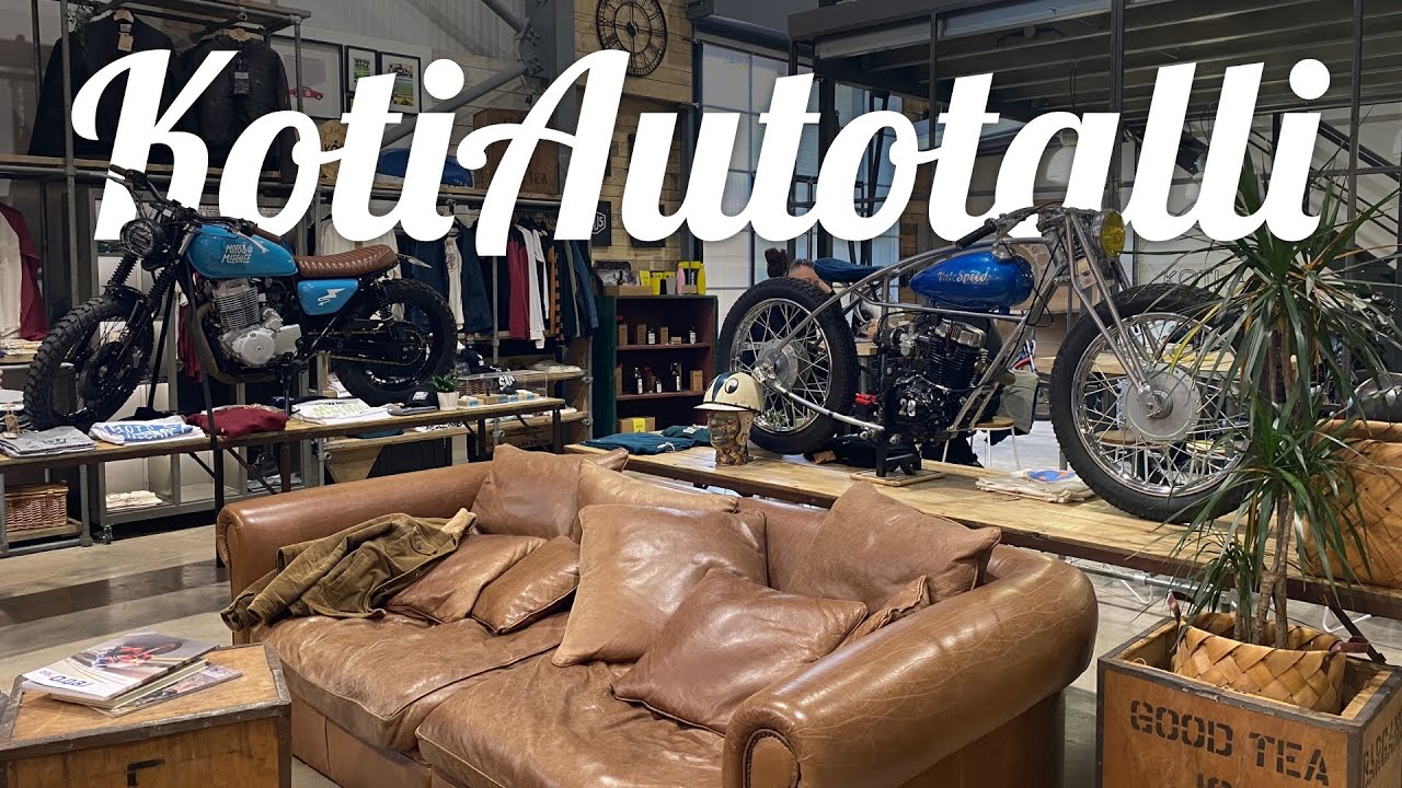 the Café Racer visits KOTI AUTOTALLI - YouTube