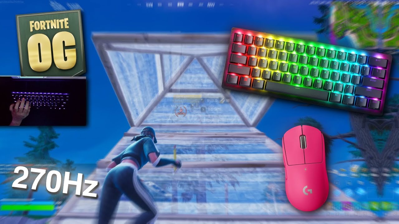 Razer Huntsman Mini ASMR 😴OG Map Fortnite Reload🏆 270 FPS Satisfying ...