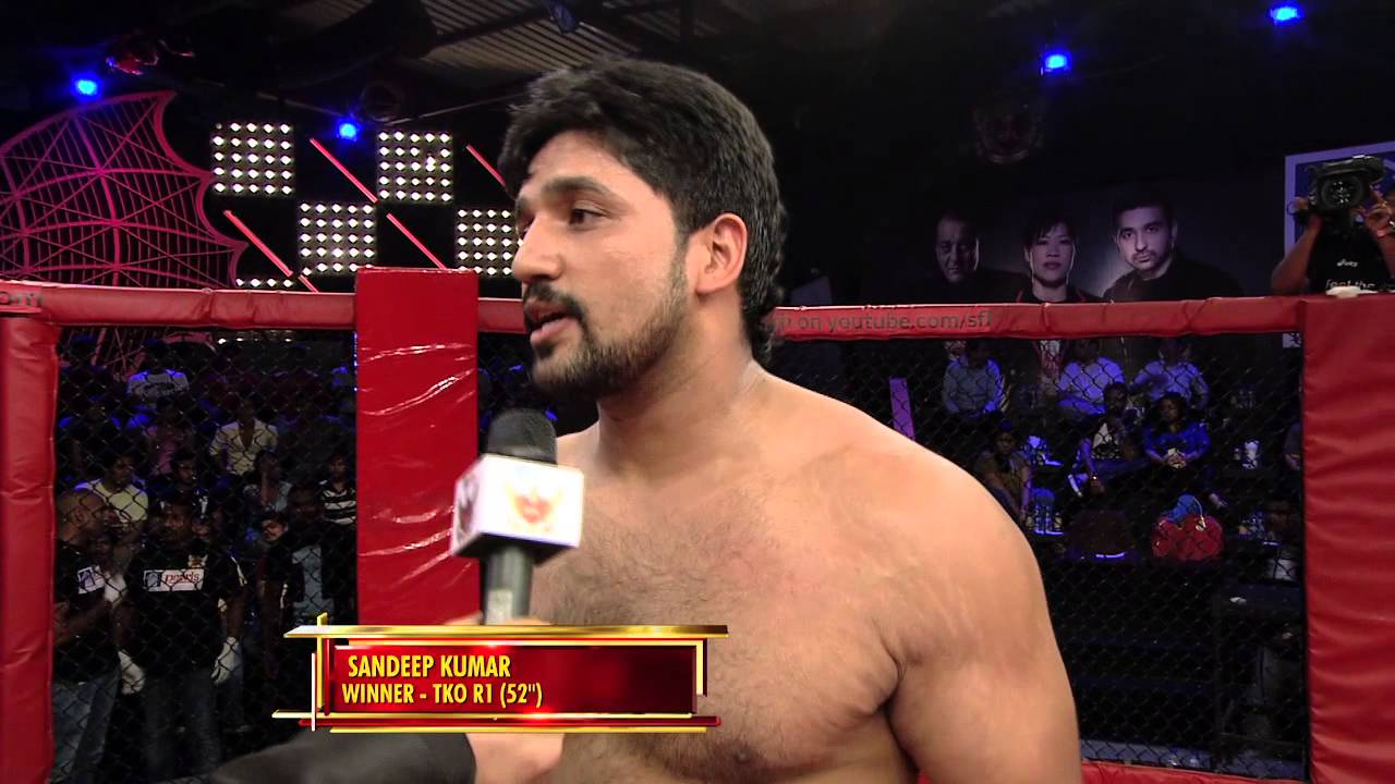 MMA in India: Super Fight League 18 - Sandeep Kumar Post Fight ...