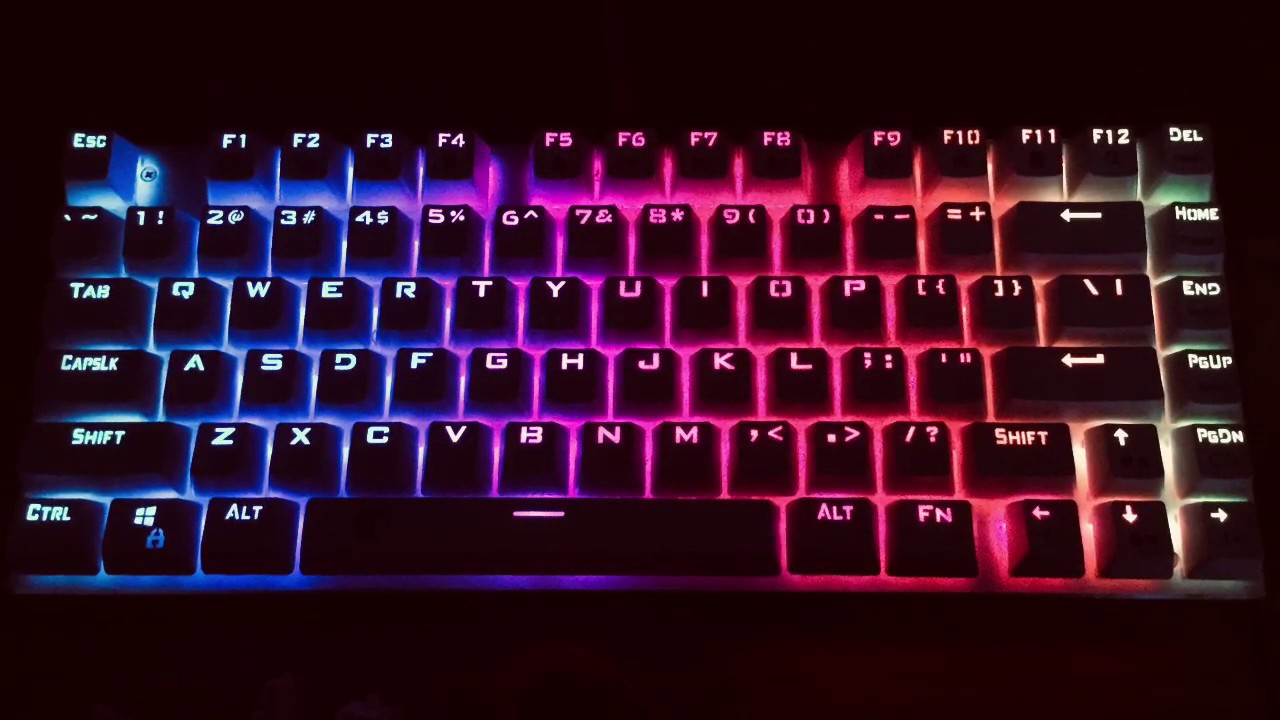 E-Element Z-88 RGB gaming keyboard Review - YouTube