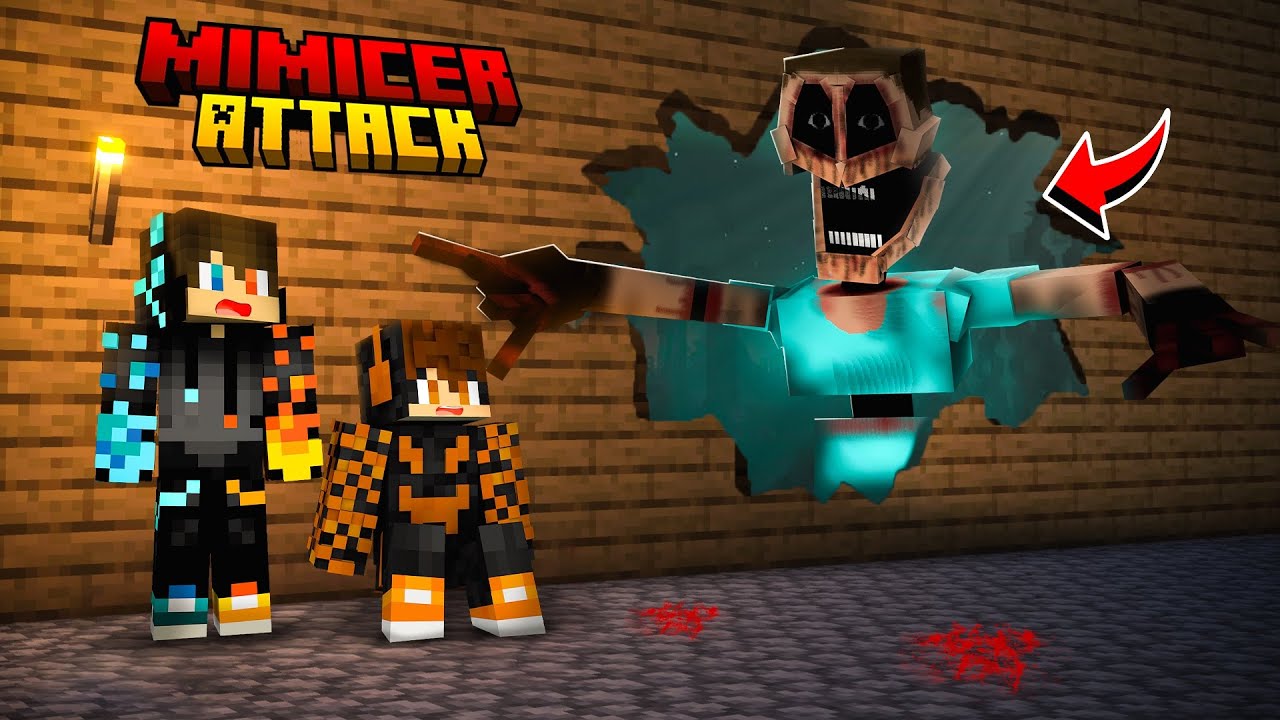 We Found Scary Mimicer In Our Minecraft Bunker😰 - YouTube