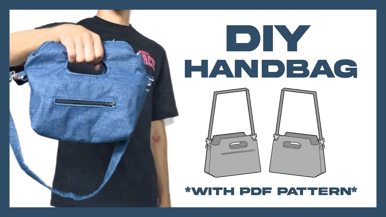 EASY DIY Handbag Tutorial | PDF Pattern included - YouTube