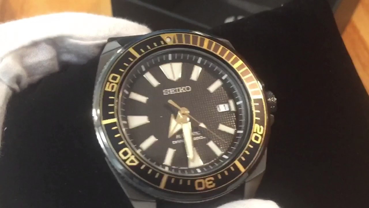 Unboxing the Seiko Samurai SRPB53 SRPB55 SRPB51 - YouTube