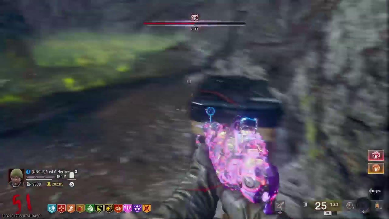 Round 50+ Shattered Veil Z-Rex Boss Fight Solo Attempt (COD: Black Ops ...