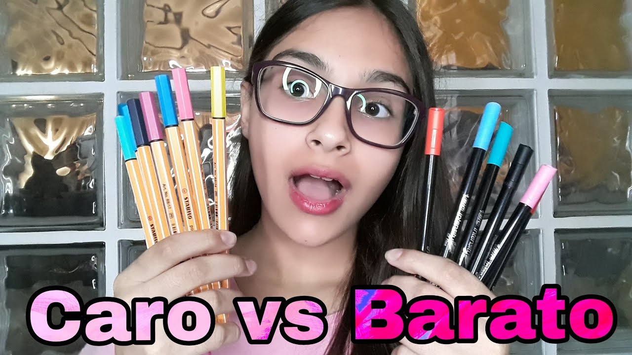 Caro vs Barato - bic e stabilo | Rapha Domingues!! - YouTube