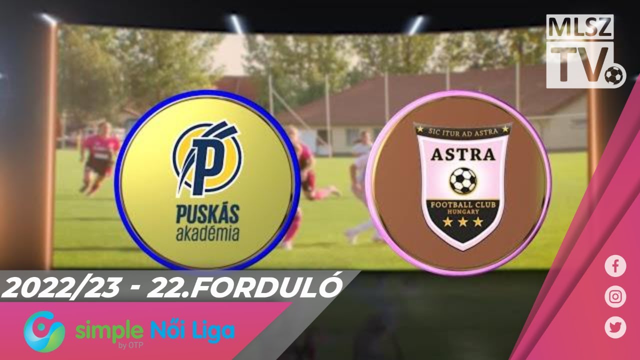Puskás Akadémia FC - Astra-Activtek HFC-Üllő | 0-0 | Simple Női Liga ...