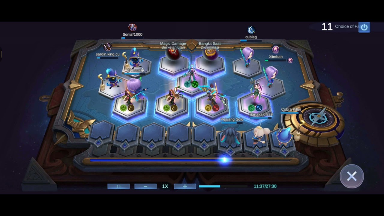 COMBO MAGIC CHESS buat pemula.. cadia, wesler, los pecados. auto juara ...