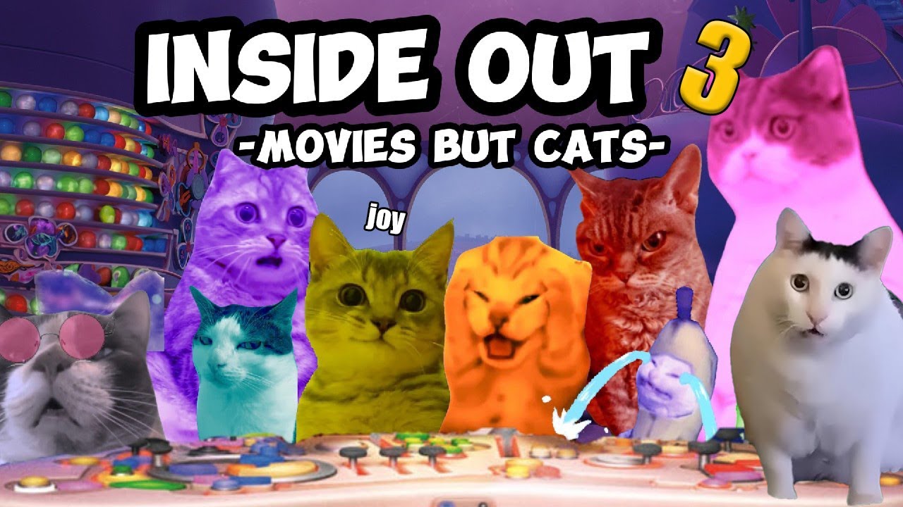 Cat Memes Imagine Inside Out 3: A Hilarious Fan-Made Sequel - YouTube