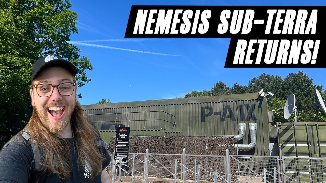 Experiencing Nemesis Sub-Terra As It Returns! Alton Towers Vlog - June ...