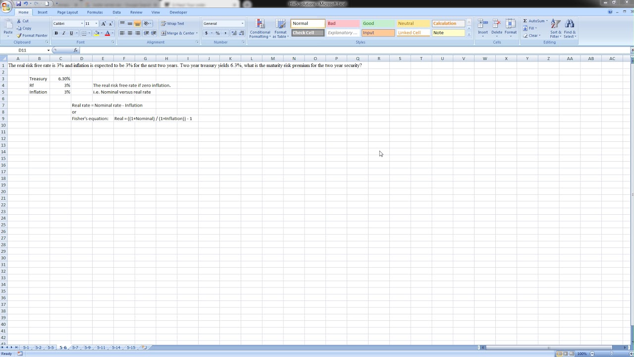 5-6 Maturity Risk Premium - YouTube