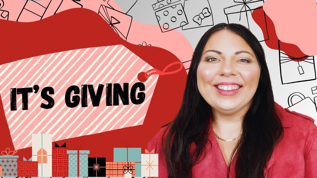 Native English with Carley~ Slang: "It's giving" - YouTube