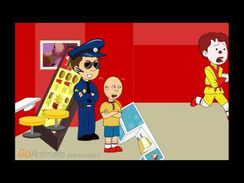 Caillou misbehaves at McDonald's/arrested