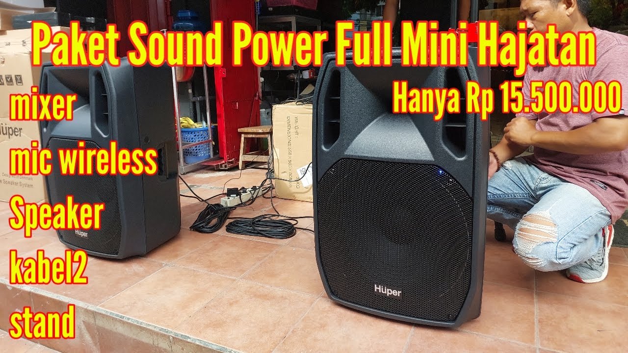 Review paket Sound System Mini Hajatan Lengkap Hanya 15.500.000 - YouTube