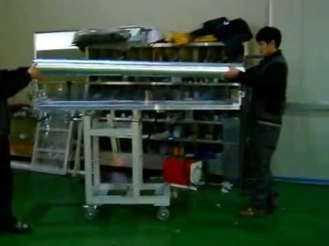 AUTO ROLL STOCK SYSTEM (roll 적재 system touch panel에 의한제어)#system#roll# ...