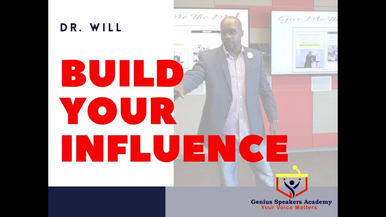 How To Build Your Influence As A Speaker - YouTube