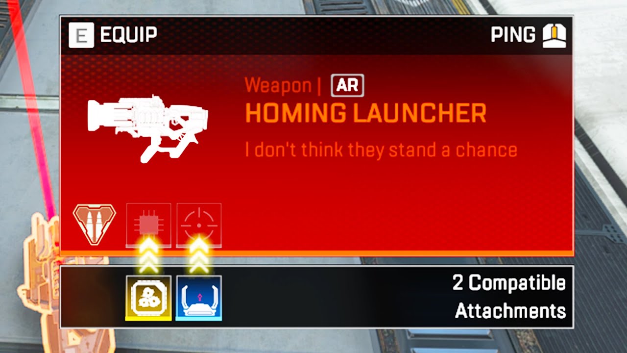 Homing Missile Launcher In Apex Legends - YouTube