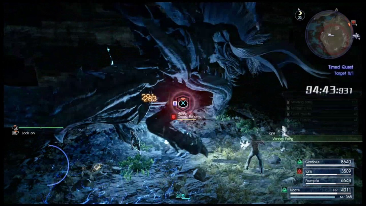 FFXV Rush Contest Round 5 | Dread Behemoth - YouTube