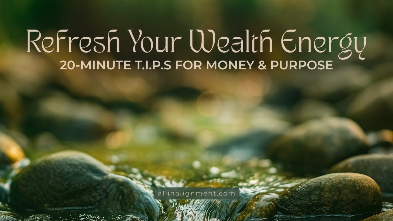 Refresh Your Wealth Energy; 20- Minute T.I.P.S for Money & Purpose ...