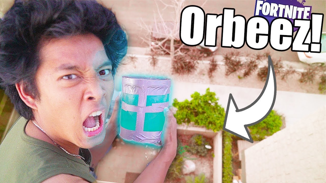 FORTNITE IRL CHUG JUG EPIC 5 STORY FALL - YouTube