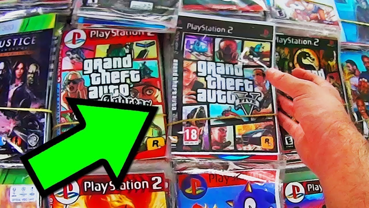 COMPREI VÁRIOS JOGOS DE PS2 NO CAMELÔ FUNCIONOU - YouTube