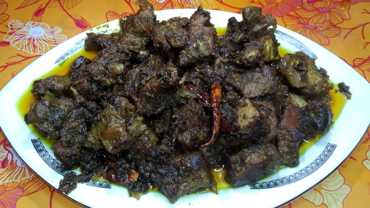 Beef Kala Bhuna Recipe in Bangla.Gorur Mangsher Kala Bhuna. - YouTube