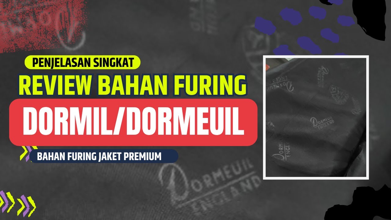 REVIEW FURING JAKET KAIN DORMIL/DORMEUIL (Penjelasan Bahan Kain Dormil ...