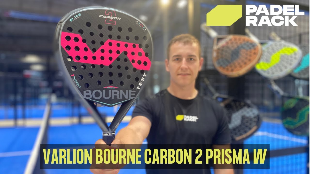 VARLION BOURNE CARBON 2 PRISMA W - Padel Bat - YouTube