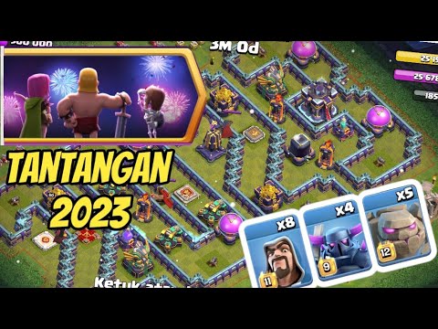 TRIK KHUSUS SELESAIKAN TANTANGAN TAHUN BARU 2023 COC INDONESIA - YouTube